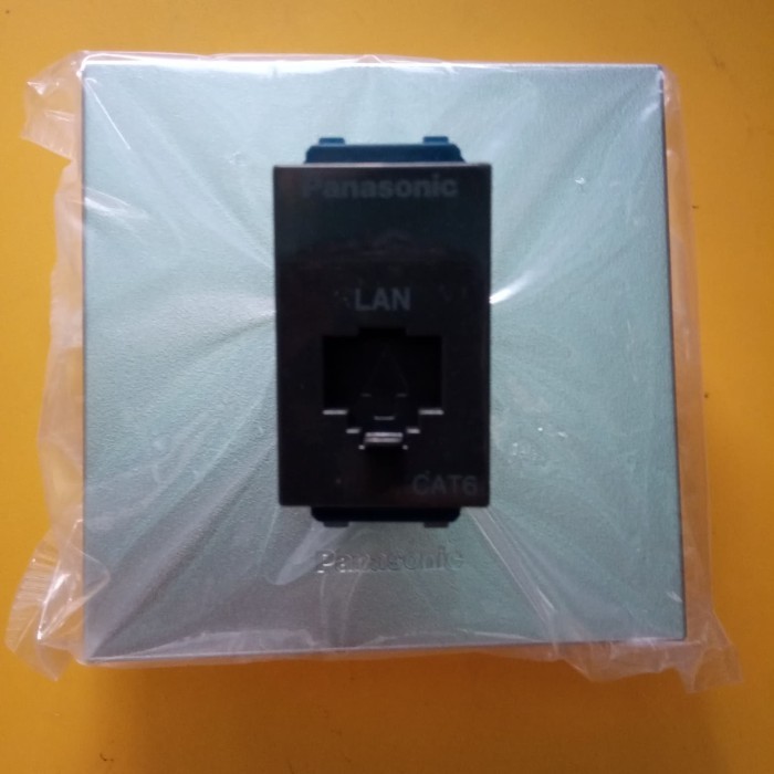 Jual BEST STOP KONTAK DATA CAT6 / OUTLET DATA CAT6 LAN PANASONIC SILVER ...