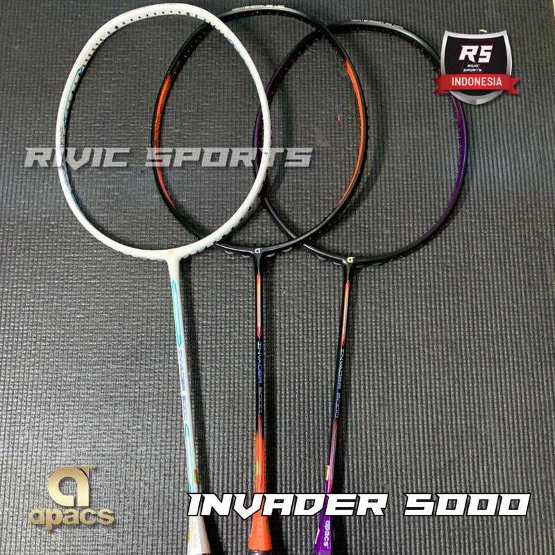 Jual NEW Raket Apacs INVADER 5000 33LBS Raket Badminton Original 100% ...