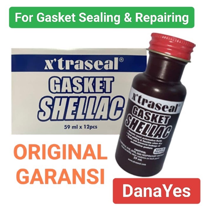 Jual TERBARU Lem Packing Shellac Xtraseal Indian Head Gasket Shellac ...