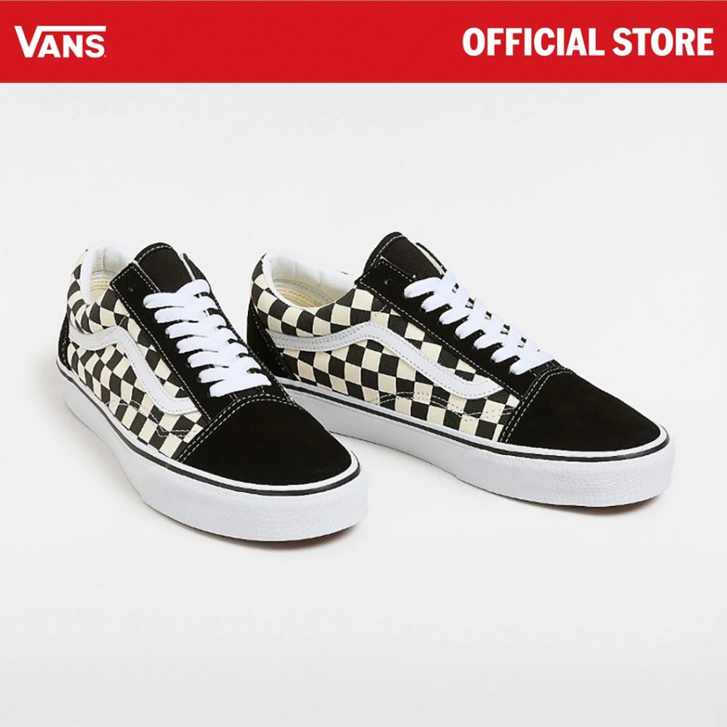 Jual Vans Old Skool Primary Check Shoe | Shopee Indonesia