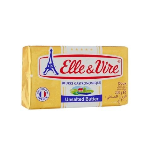 Jual Elle&Vire Butter Packet Unsalted 200G | Shopee Indonesia
