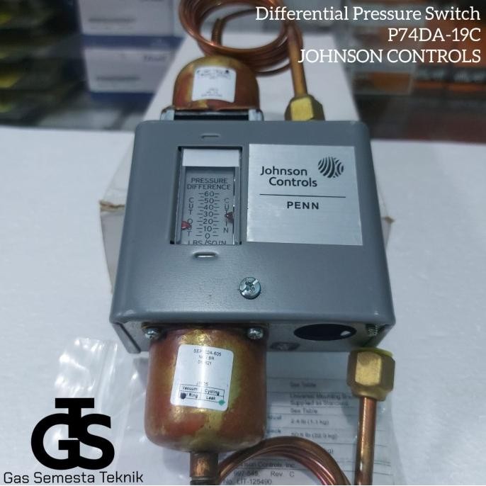Jual Differential Pressure Switch P74Da-19C Johnson Controls | Shopee ...