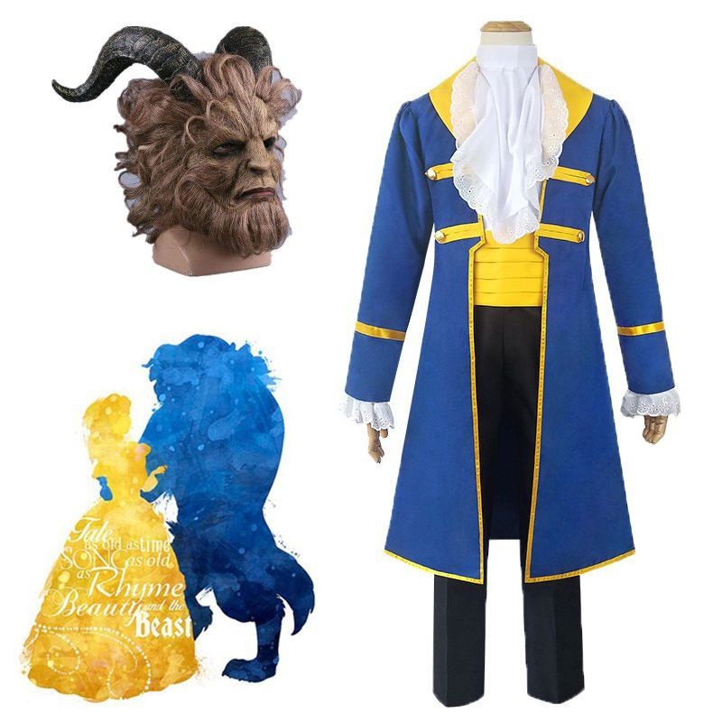 Jual Kostum Cosplay Pangeran Adam Terbaru dengan Topeng Beauty And The ...