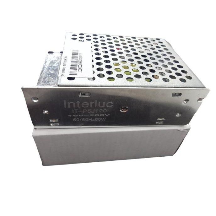 Jual psu jaring spc 5a / 12v + lampu led - silver power supply adaptor ...