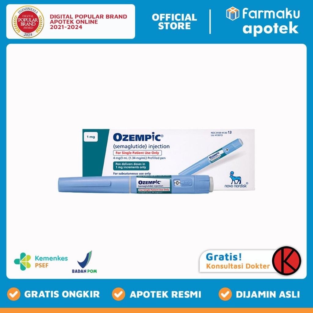 Jual Ozempic Single Dose 1 mg Injection 3 ml - BNS | Shopee Indonesia