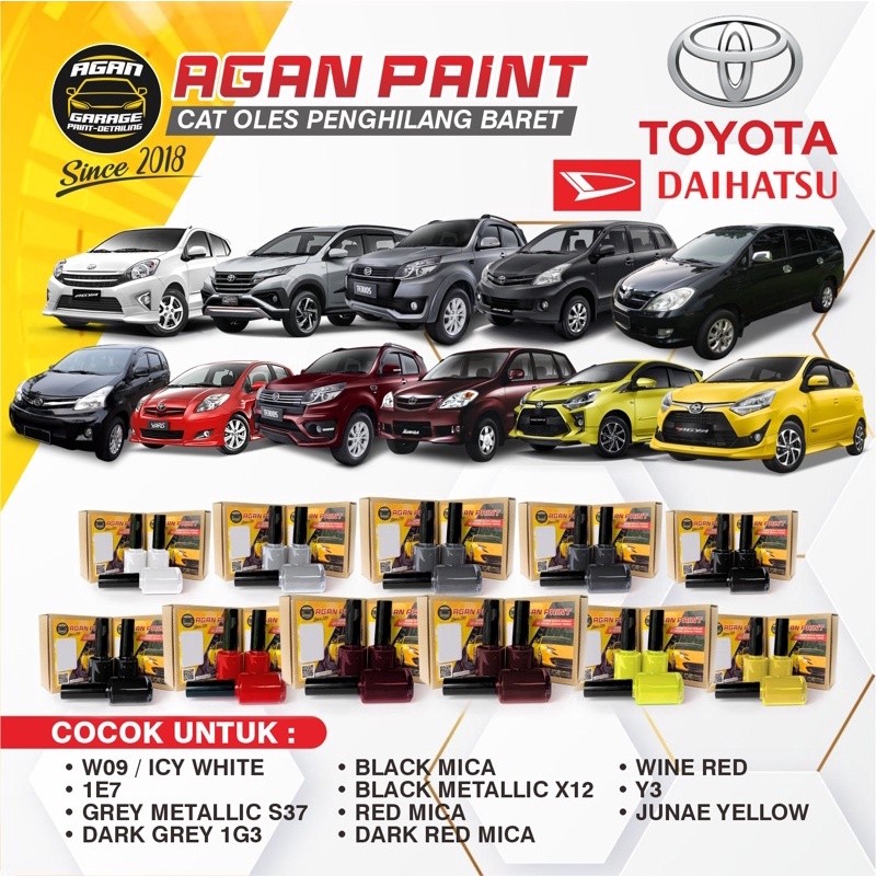 Jual B- Cat penghilang baret TOYOTA & DAIHATSU sigra / fortuner / yaris ...