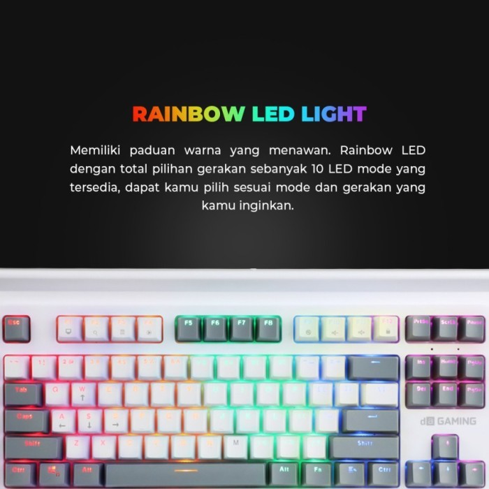 Jual Keyboard Digital Alliance Meca Fighter Ice Tkl - Da Meca Fighter ...