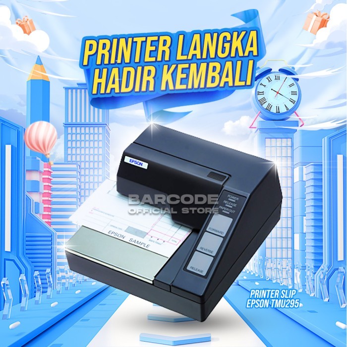 Jual PRINTER POS DOT MATRIX SLIP VALIDASI EPSON TMU 295 TMU295 TM-U295 | Shopee Indonesia