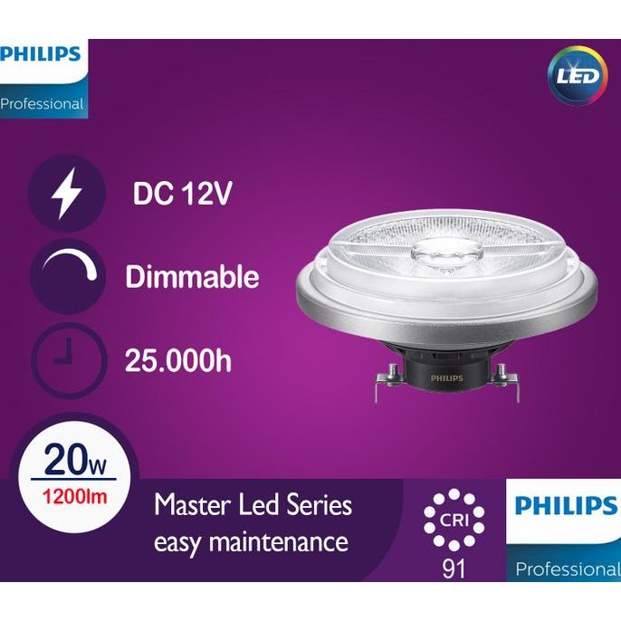 Jual Philips Master Led LV AR111 20W Lampu Sorot AR111 20W | Shopee ...