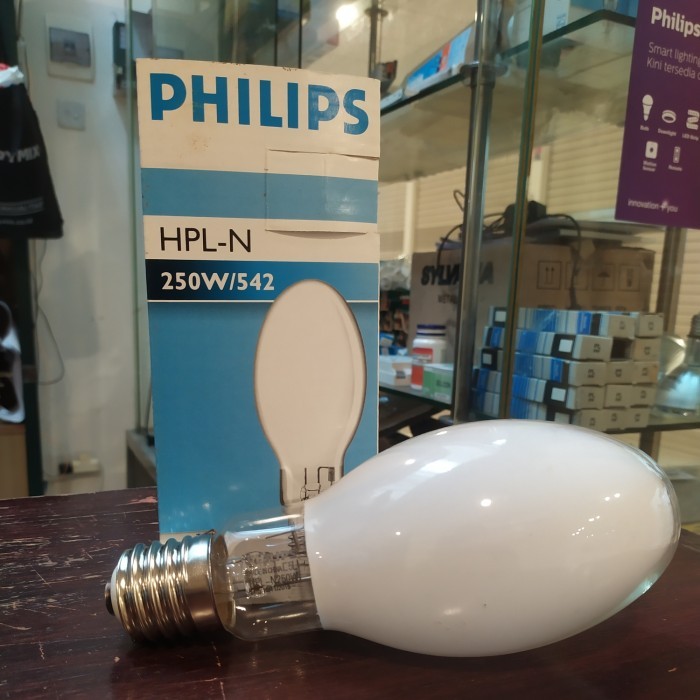 Jual Lampu Philips Mercury HPLN 250W E40 cahaya putih | Shopee Indonesia