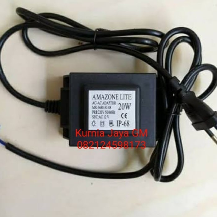 Jual Trafo Lampu Kolam LED Waterproof IP68/ Adaptor Lampu LED 12Volt ...