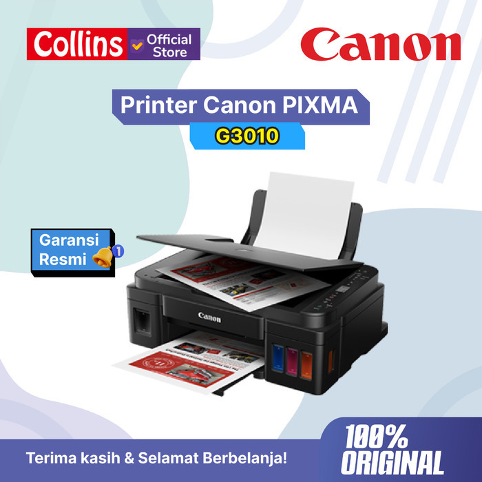 Jual Printer Canon PIXMA G3010 Ink Tank All in one (Print, Scan, Copy - Wifi) | Shopee Indonesia