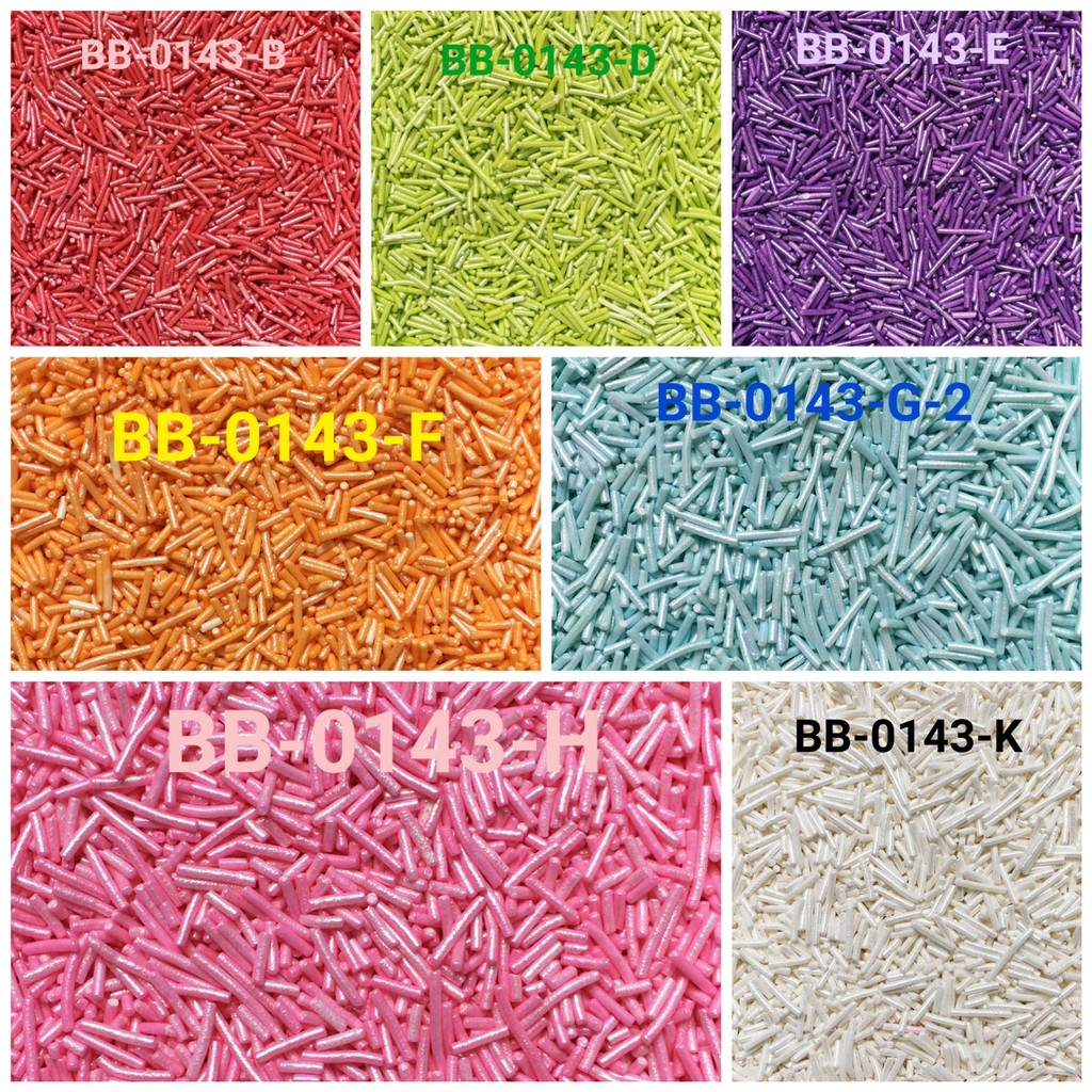 Jual GR-BB-0143 Sprinkles sprinkle sprinkel 100gr 100 gram meses ...