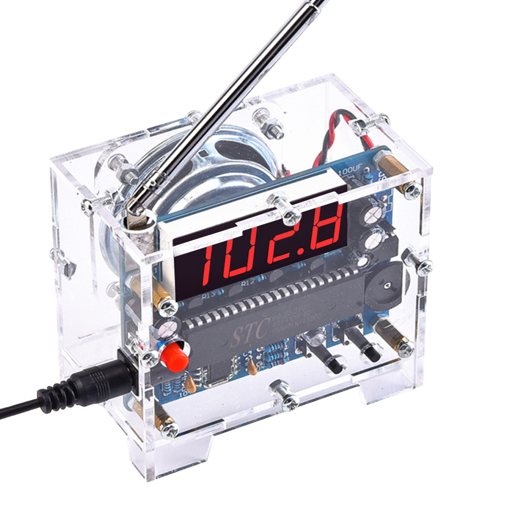 Jual NEW DIY FM Digital Radio Assembly Electronic Kit Practice Solder ...