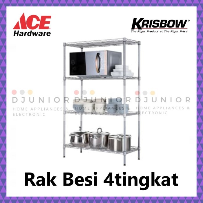 Jual KRISBOW - RAK BESI 4 TINGKAT SERBAGUNA / RAK SUSUN | Shopee Indonesia
