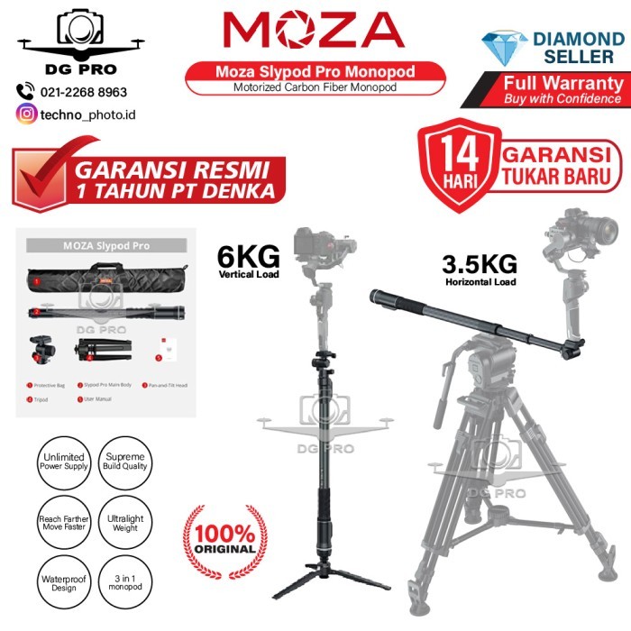 Jual Moza Slypod Pro Monopod Original | Shopee Indonesia