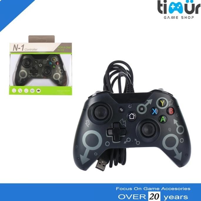 Jual STIK STICK CONTROLLER XBOX ONE SERIES GAMEPAD PC LAPTOP WIRED GREY ...