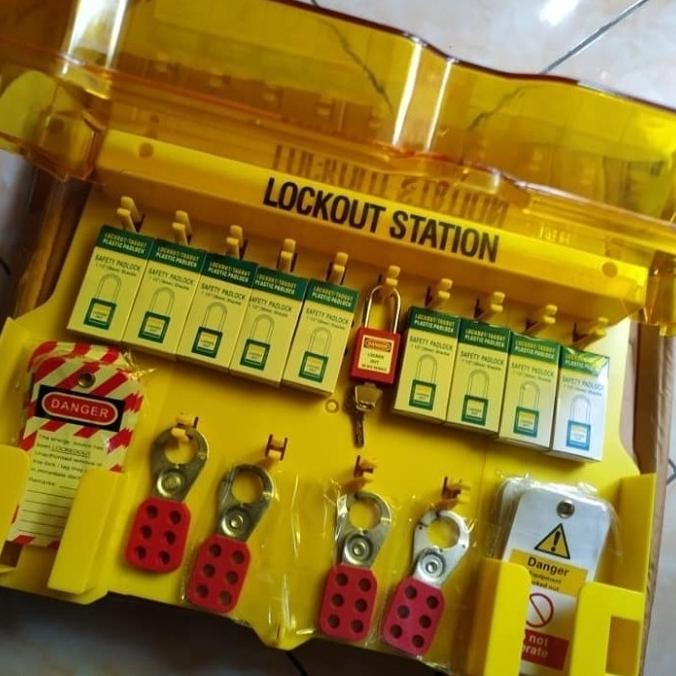 Jual Best Loto Set Lockout Station 10 Padlock Include Isi | Shopee ...