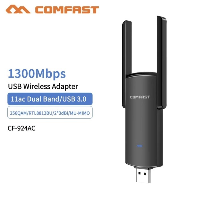 Jual HARGA DISC - COMFAST AC1300 Wireless USB Adapter Dual Band 5G WiFi ...