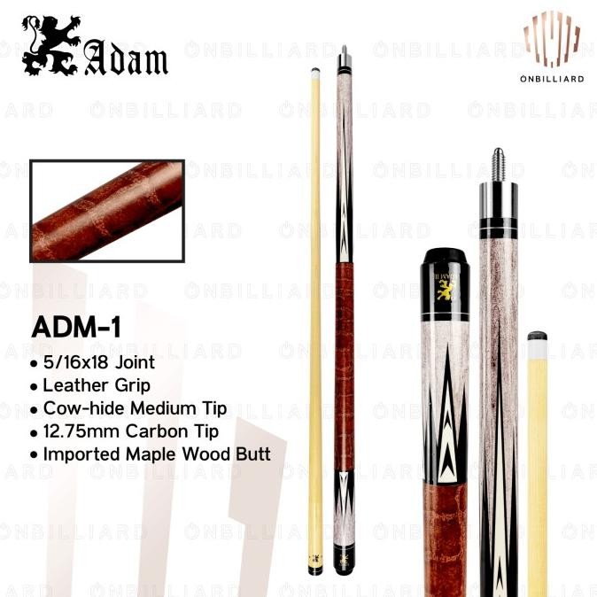 Jual ADAM II V2 CUE STICK BILLIARD LOKASI PLAY STIK BILLIAR BILIARD ...