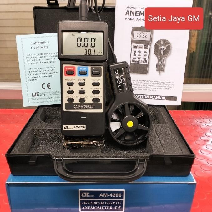 Jual ANEMOMETER CMM, CFM LUTRON AM-4206 HARGA DISTRIBUTOR ORIGINAL DAN TERPERCAYA | Shopee Indonesia