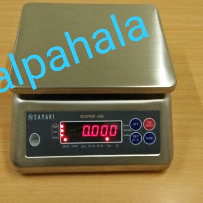 Jual timbangan duduk digital waterproof 15kg,30kg merk sayaki | Shopee Indonesia