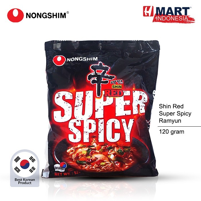 Jual Nongshim Shin Red Super Spicy Ramyun - Ramyun Korea Super Pedas ...
