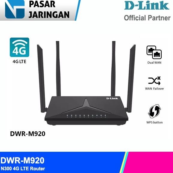 Jual Murah D-Link Dwr-M920 / Dwr-920 N300 4G Lte Modem Wireless Router ...