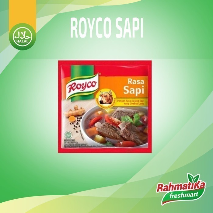 Jual Royco Sapi / Penyedap Rasa Kaldu Sapi 8 gram (Bumbu Dapur ...