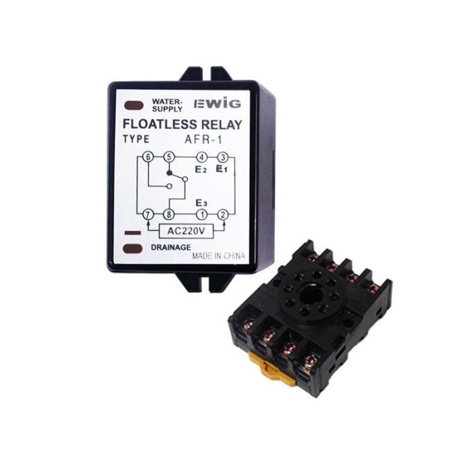 Jual EELIC FLS-AFR1MIX FLOATLESS RELAY ANLY TIMER AC 220 V 5 AMPERE ...