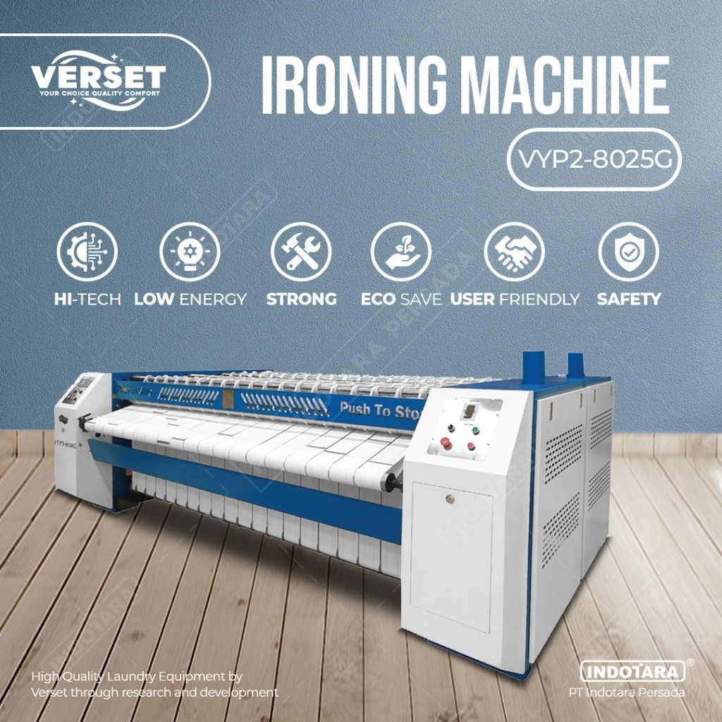 Jual Mesin Setrika Laundry Verset Ironing Machine Gas Heated VYP2-8025G ...