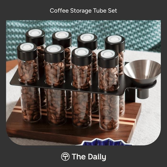 Jual Belilah Coffee Storage Tube Set - Tabung Kaca Display Penyimpanan ...