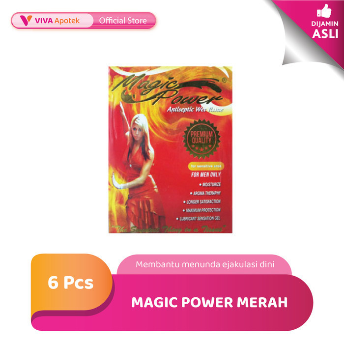 Jual Magic Power Merah Tisu Magic untuk Membersihkan Organ Intim (6 Pcs ...