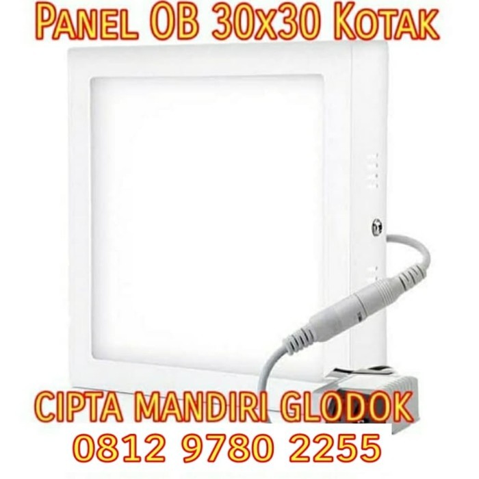 Jual Lampu Downlight Panel Led 30X30 30 X 30 Outbow 24W 24Watt 24 Watt ...