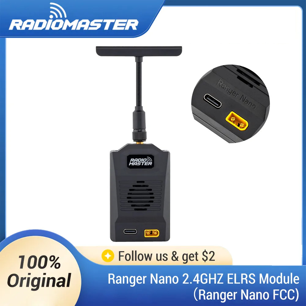 Jual AERO RADIOMASTER Ranger Nano 2.4GHZ ELRS Module FCC LBT Combo High ...
