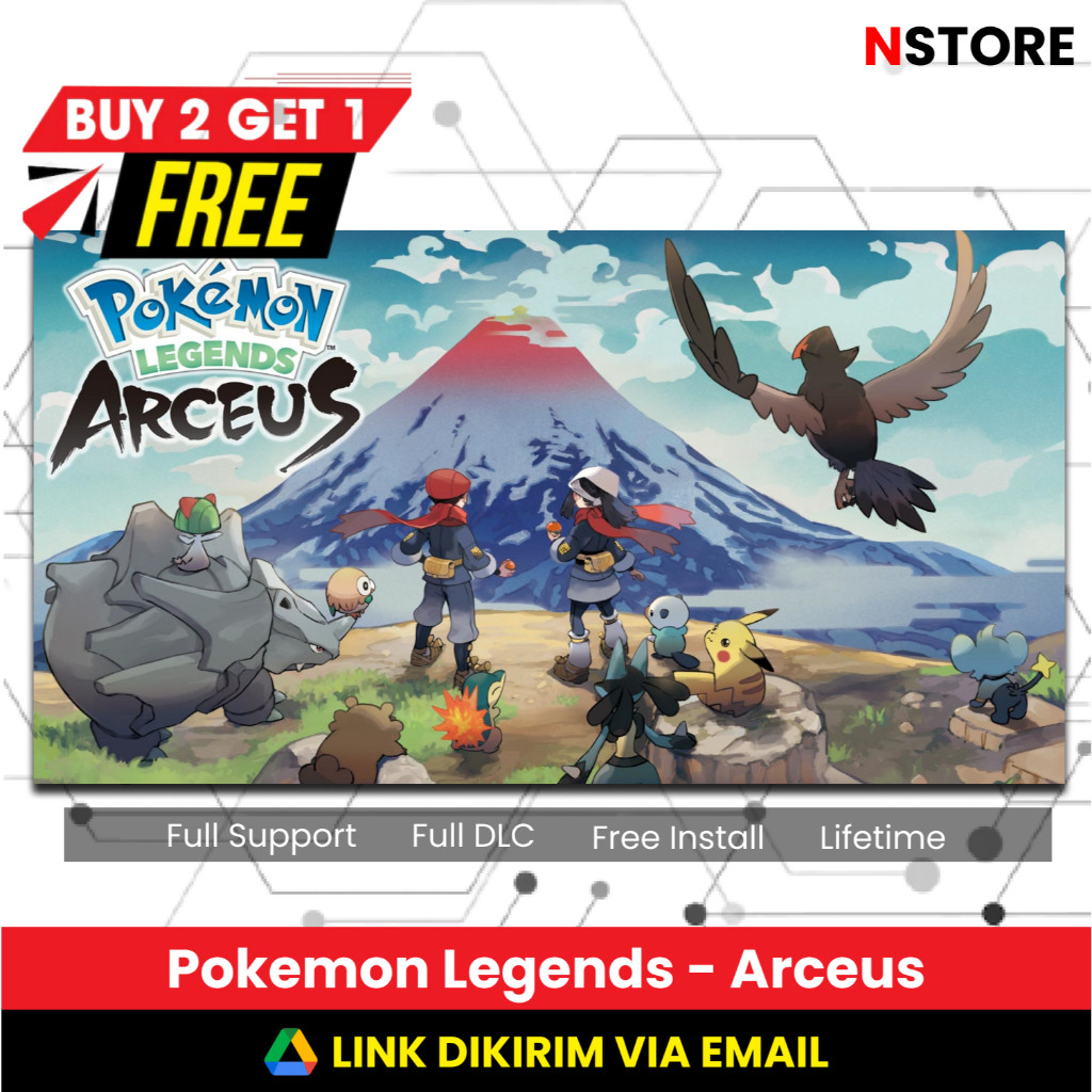 Jual POKEMON LEGENDS ARCEUS - GAME PC/LEPTOP - ORIGINAL GAME - DOWNLOAD ...