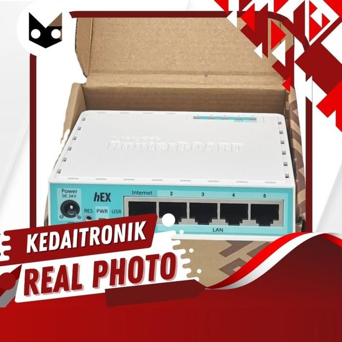 Jual Mikrotik hEX RB750GR3 Router Lite Wireless routerboard 5 Port ...