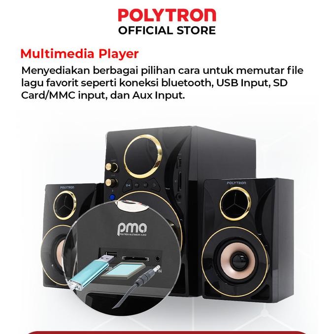 Jual Polytron Multimedia Speaker Pma 9310 /Bg Original Dan Terpercaya ...