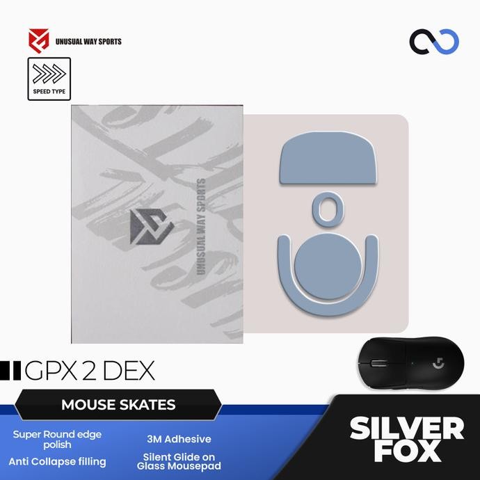 Jual Spesial Unusual Way Sports Silver Fox Logitech G Pro X Superlight ...