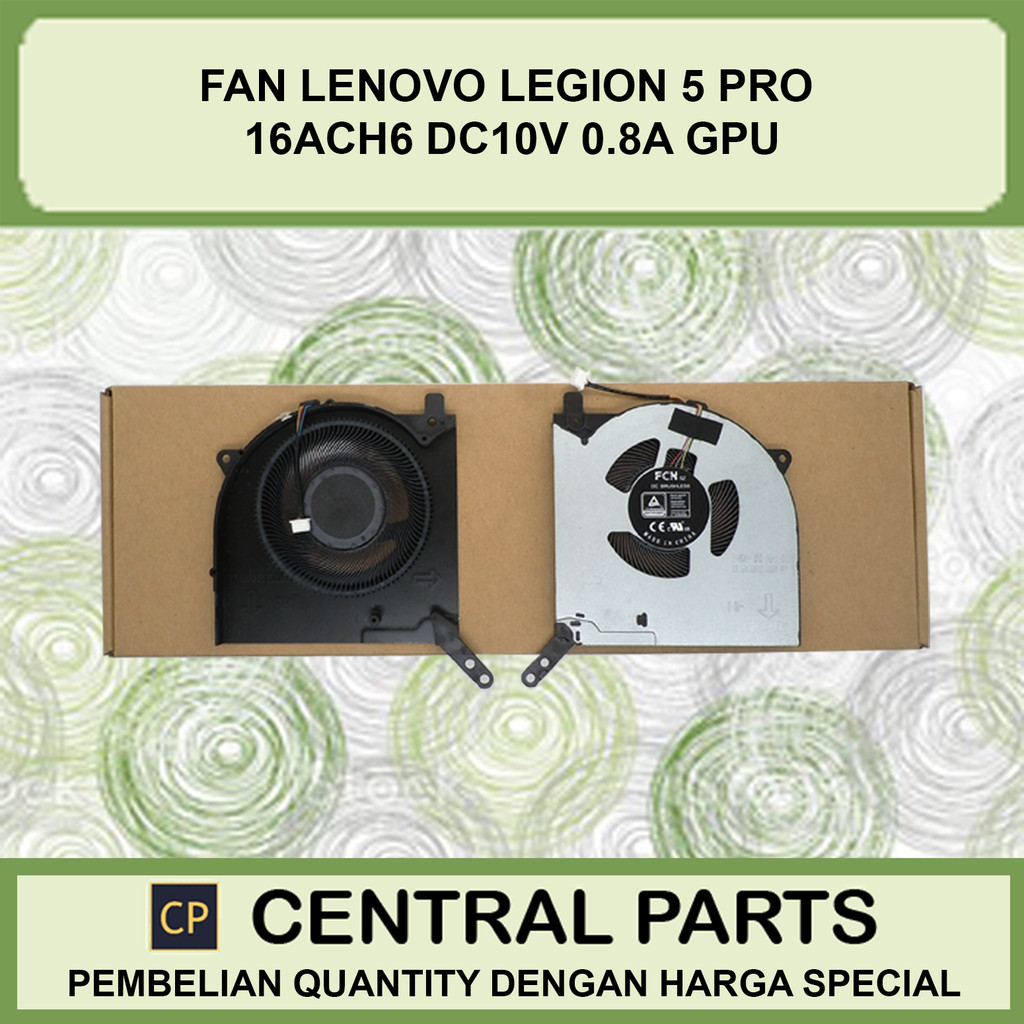 Jual Fan Laptop Lenovo Legion 5 Pro 16ach6 DC10V 0.8A GPU | Shopee ...