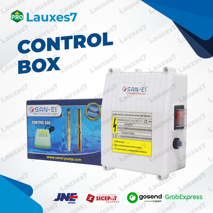 Jual Panel Control Kontrol Box Pompa Air Satelit Submersible Pump 0.5 ...
