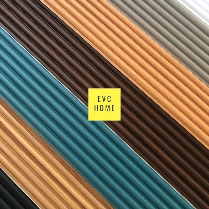 Jual EVOME WPC WOOD PANEL CIRCULAR/ FLUTED WALLPANEL/ DEKORASI DINDING ...