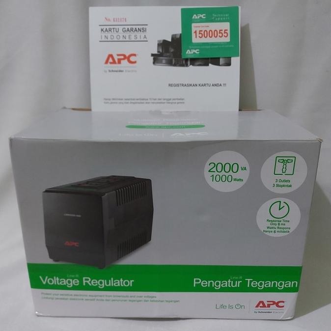 Jual Stabilizer (Pengatur Tegangan) Schneider APC 2000VA | Shopee Indonesia