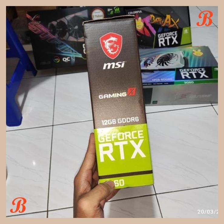 Jual [SRP] DUS BOX VGA MSI RTX 3060 GAMING X ORIGINAL | Shopee Indonesia