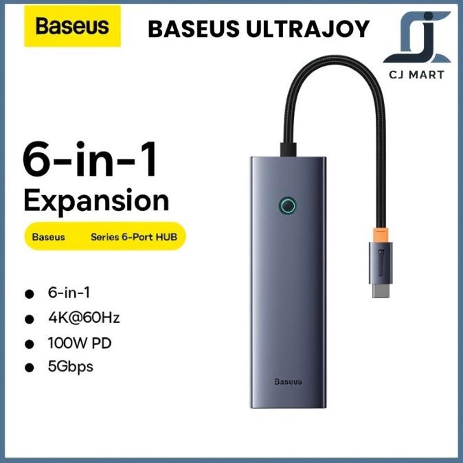 Jual HARGA DISC - BASEUS ULTRAJOY USB TYPE C HUB TO HDMI 4K USB 3.0 PD ...