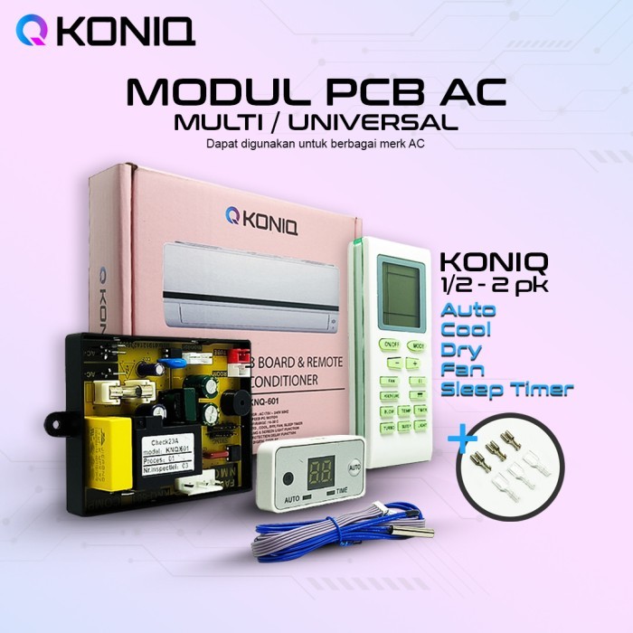 Jual STOK TERBARU!! MODUL PCB AC MULTI KONIQ / PCB REMOTE AC UNIVERSAL ...