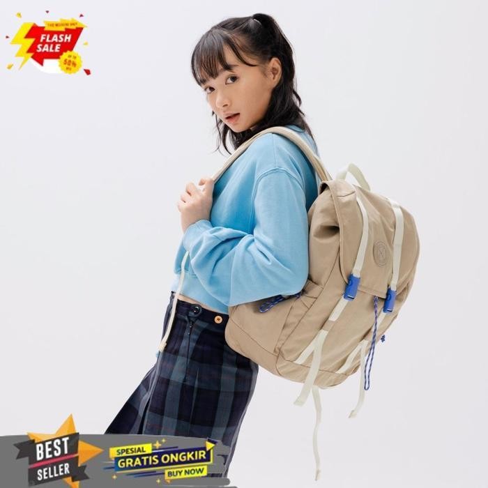 Jual FLASH SALE TAS SCHOLAR BACKPACK - LIGHT BROWN L | Shopee Indonesia