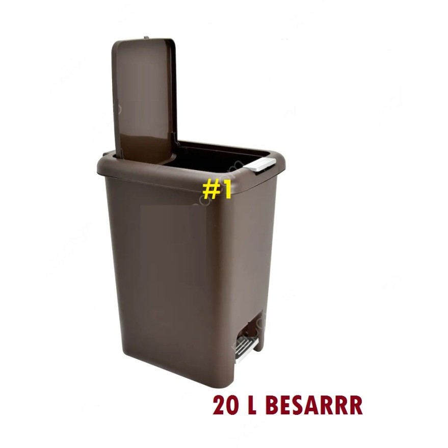 Jual HARGA TERBARU KRISBOW TEMPAT TONG SAMPAH INJAK PEDAL PERSEGI 20 LTR/PEDAL BIN SQUARE SHJ23 ...