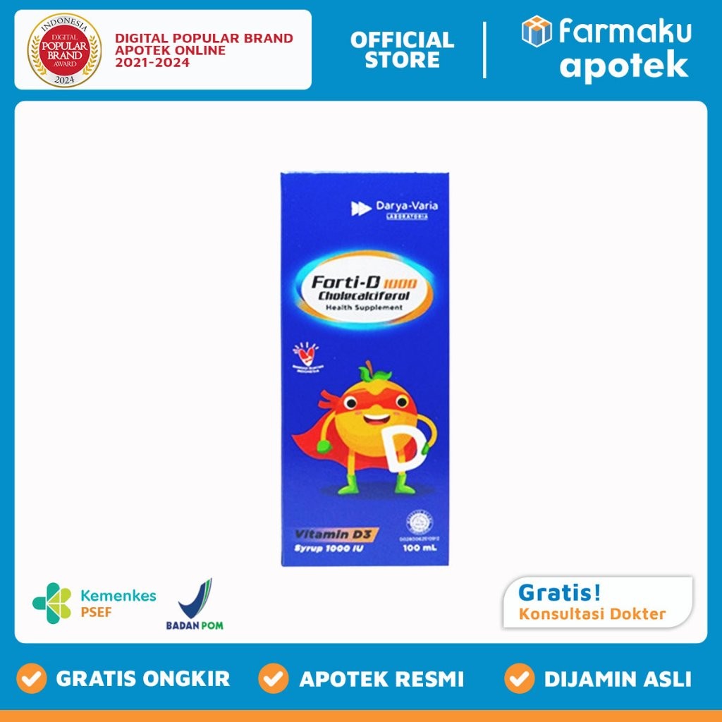Jual Forti D 1000 Syrup 100 ml - PSG | Shopee Indonesia
