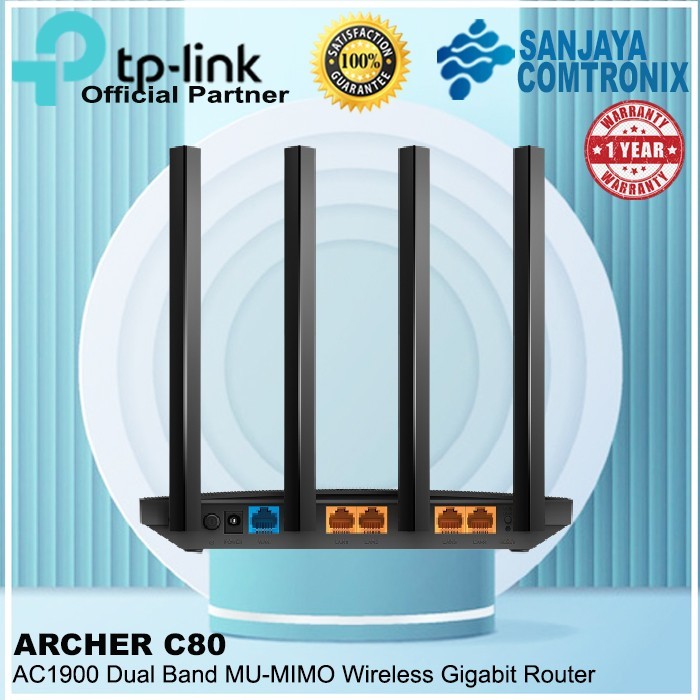 Jual Tp-Link Archer C80 Ac1900 Wireless Mu-Mimo Wi-Fi Router | Shopee Indonesia